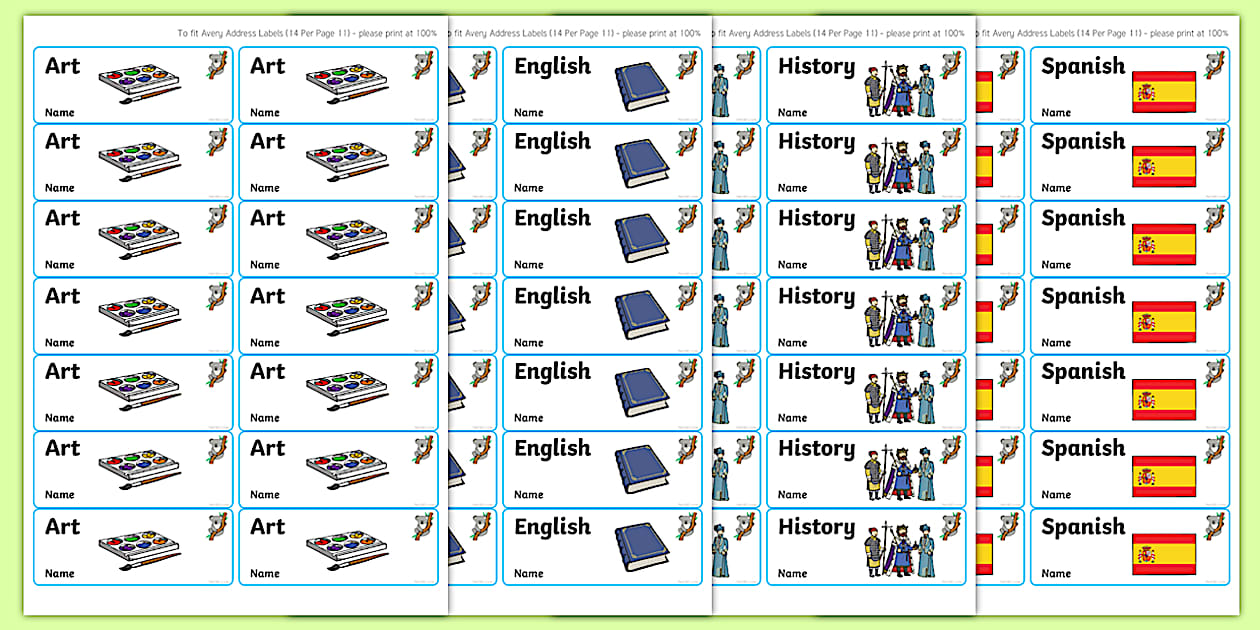 Koala Themed Editable Book Labels (teacher made) - Twinkl