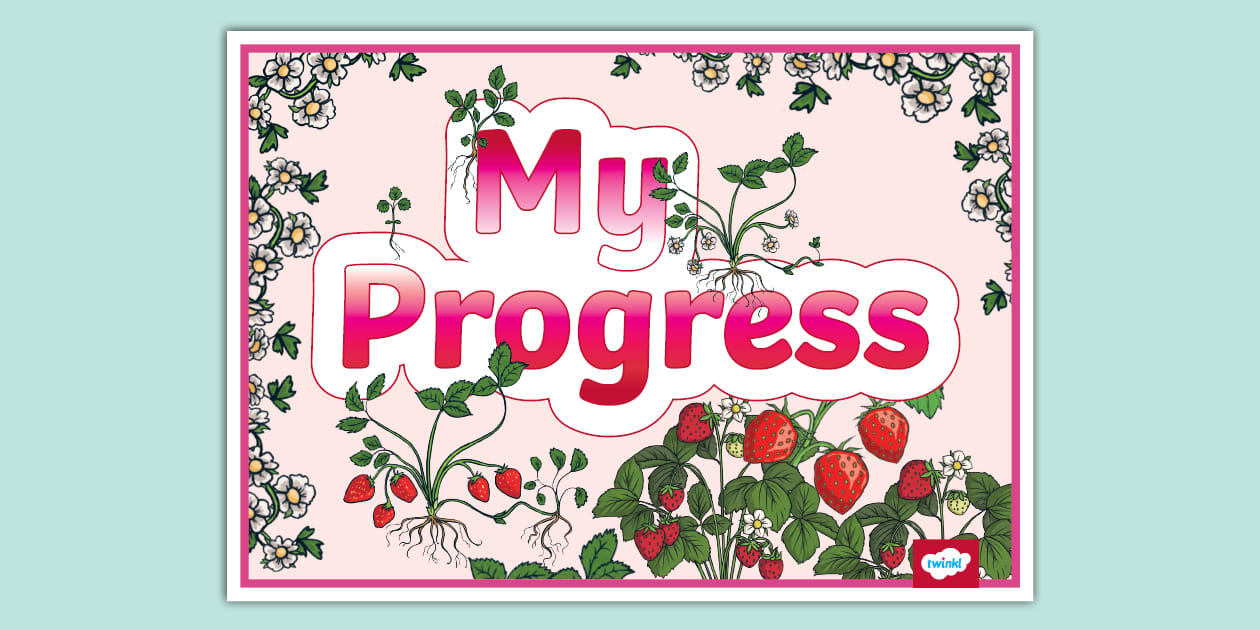 My Progress Display Poster (Teacher-Made) - Twinkl