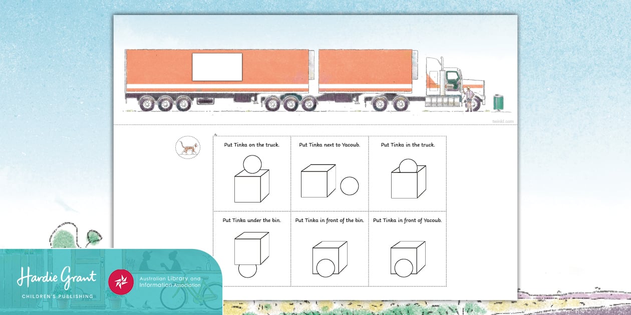 'The Truck Cat' Prepositions