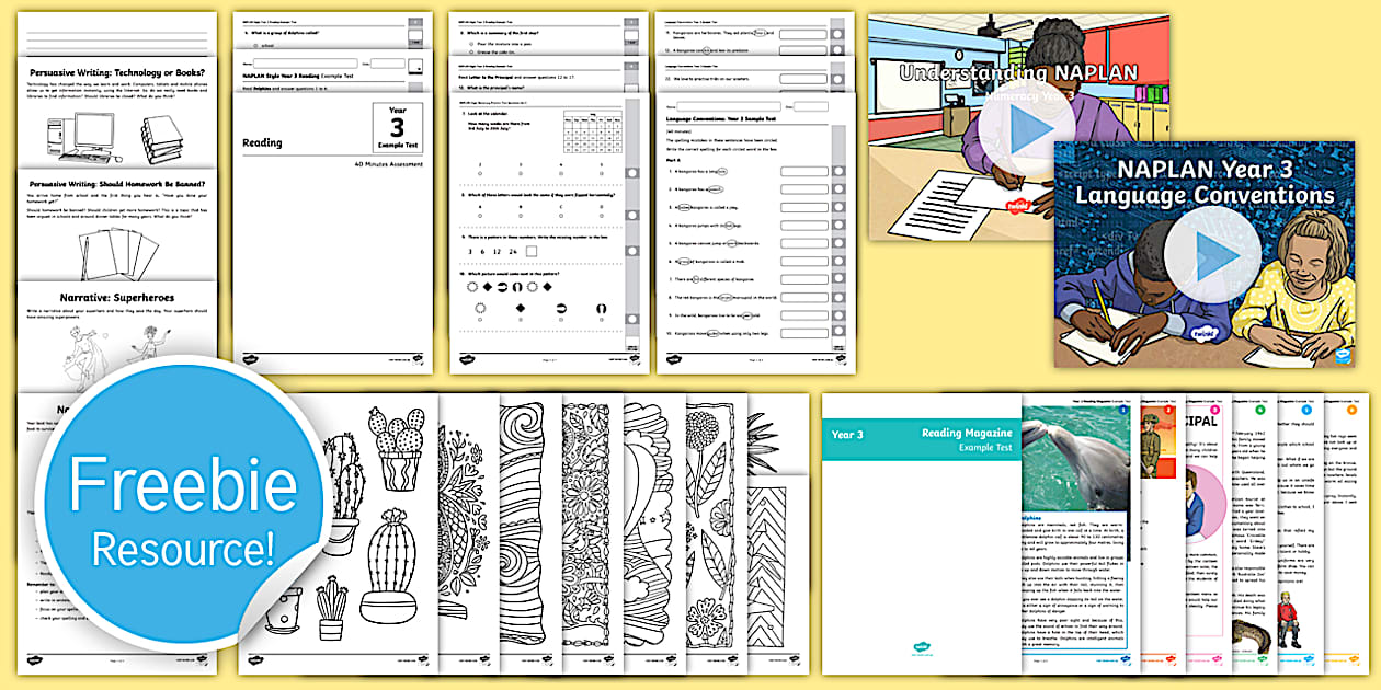NAPLAN Tests for Year 3 | NAPLAN Practice Tests | Twinkl