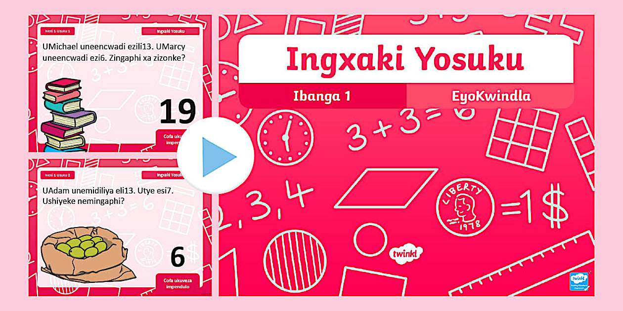 Ibanga 1 Imisebenzi YeZibalo: EyoKwindla PowerPoint - Twinkl