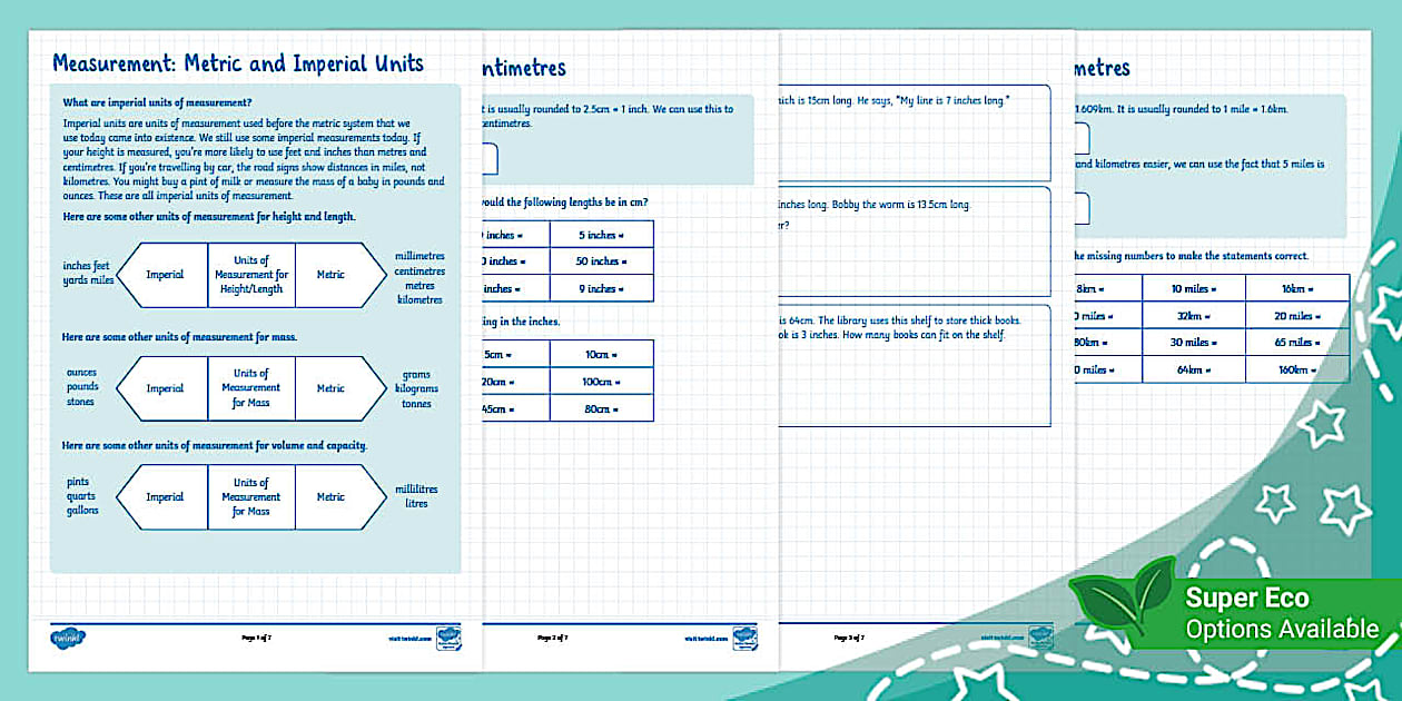 Measurement: Metric and Imperial Units (Ages 9 - 10)