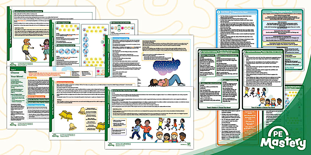 PE Mastery: Junior Infants PD: Term 3: S4: Choose Your Move!