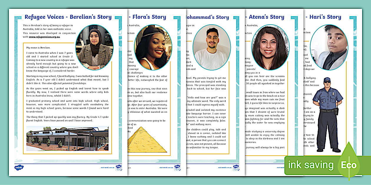 Voices of Refugees in Australia | Refugee Week | Twinkl