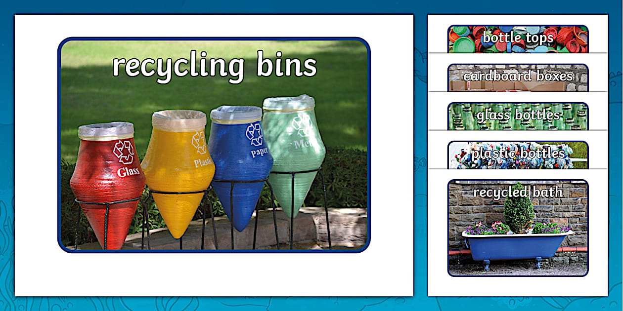 Recycling Pictures to Print | Recycling Photo Pack - Twinkl