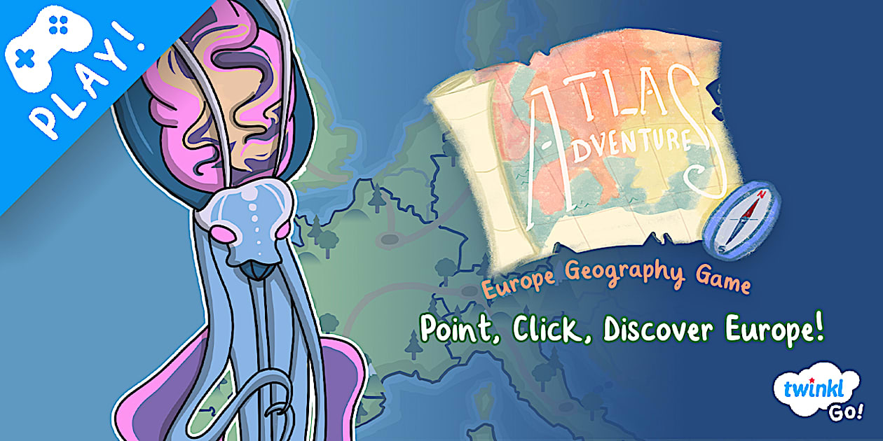 Atlas Adventures: Europe Geography Game | Twinkl Go!