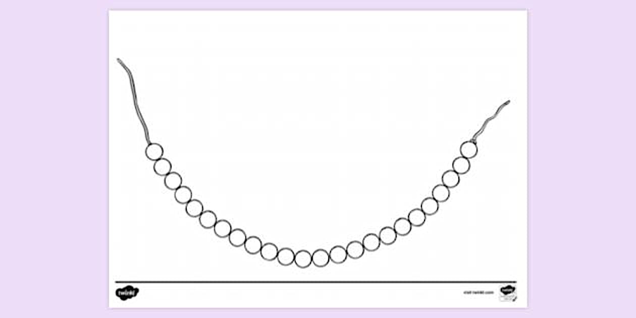 Pi Day Bracelet Colouring Sheet | Colouring Sheets - Twinkl