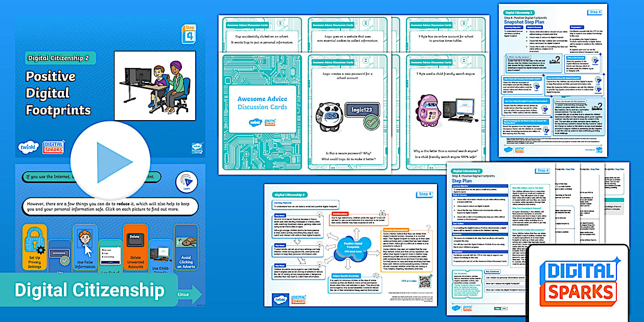 Digital Sparks: Digital Citizenship 2: Step 4 (Teacher-Made)