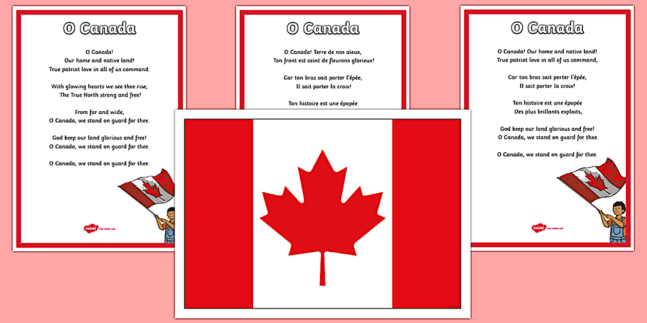 O Canada Display Pack (teacher made) - Twinkl