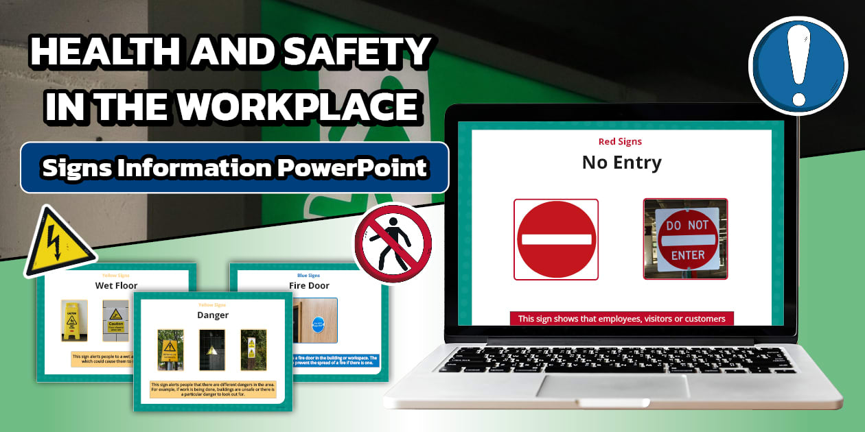Older Learners: Health and Safety Signs PowerPoint