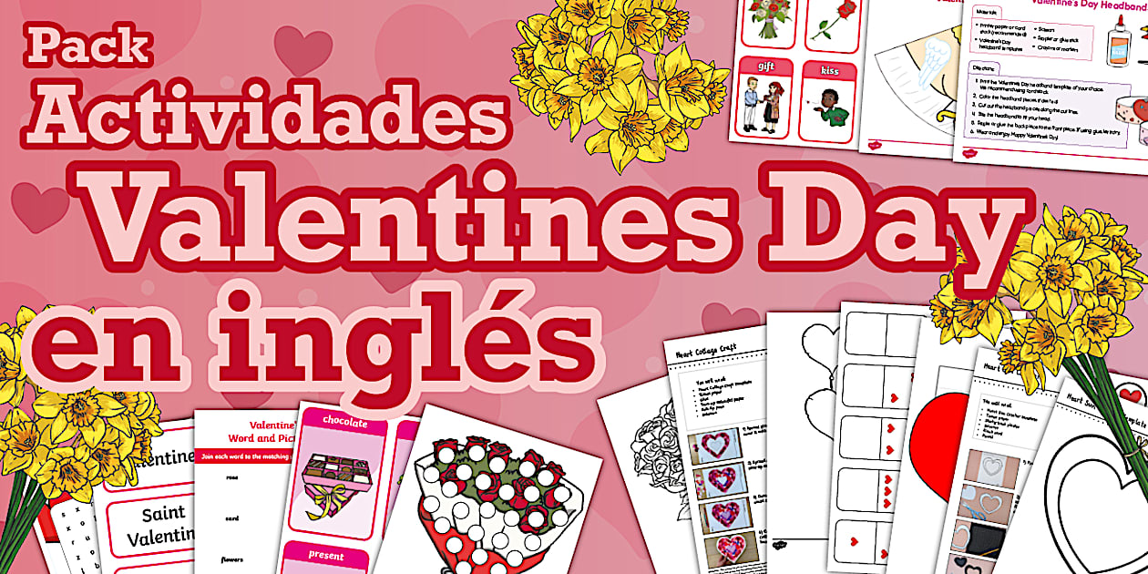 Pack: Actividades Valentine's Day en Inglés