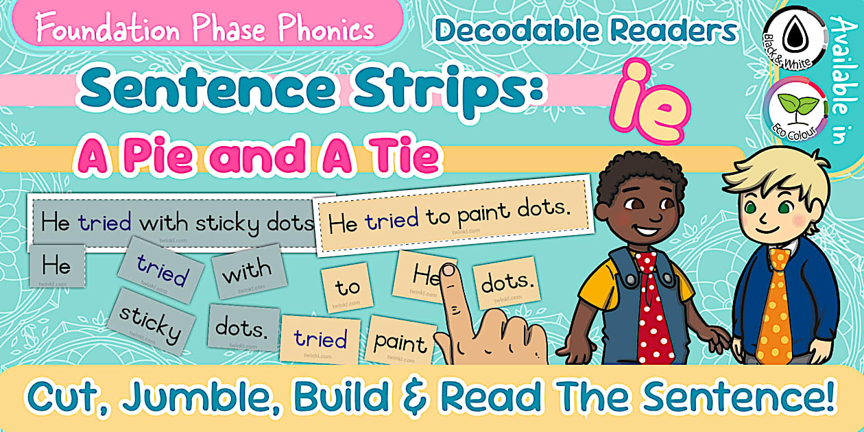 FP Phonics -ie Decodable Reader - Sentence Strips