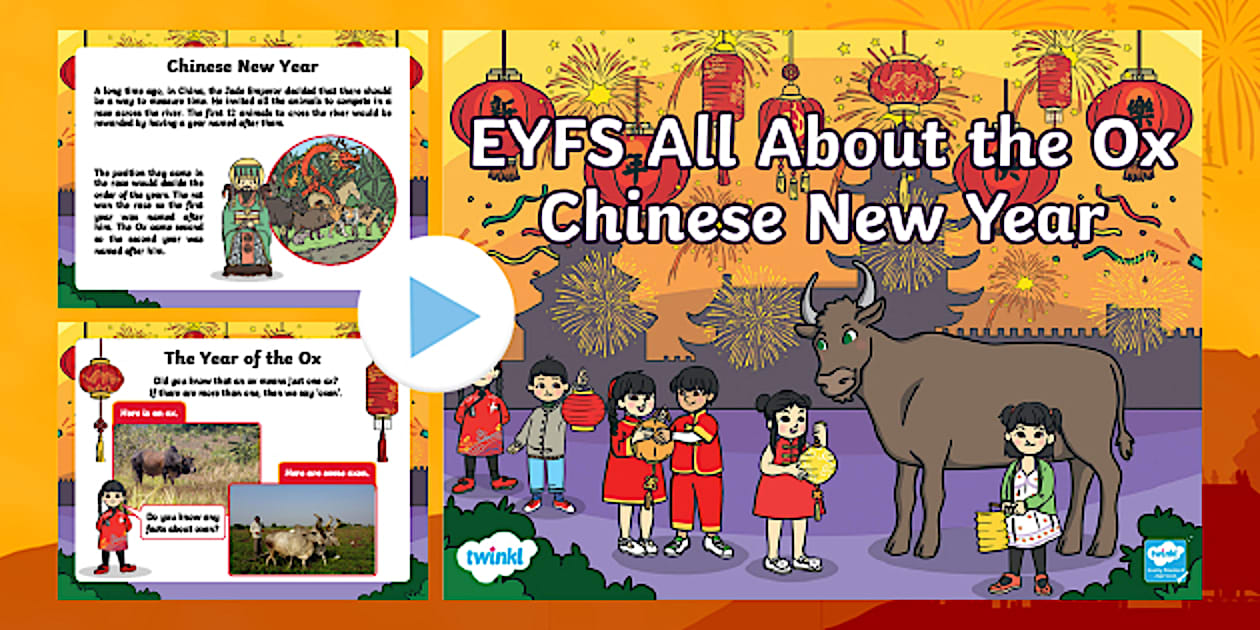 EYFS All About the Ox Chinese New Year PowerPoint - Twinkl