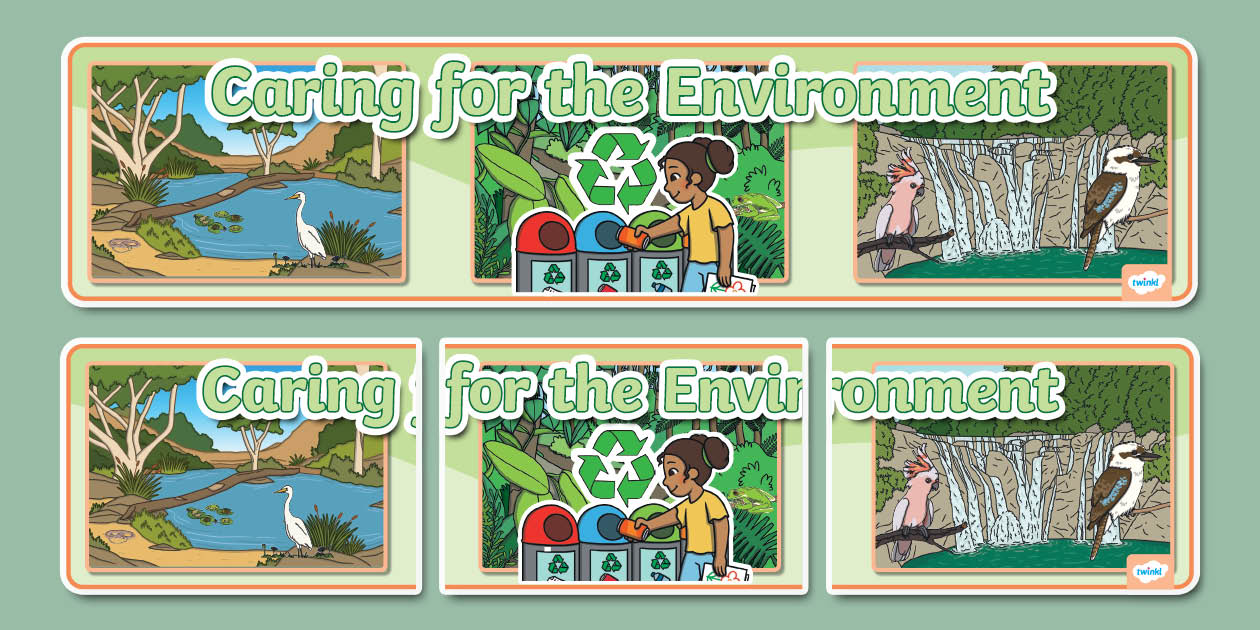 Caring for the Environment Display Banner Recycle Display Banner - Recycle