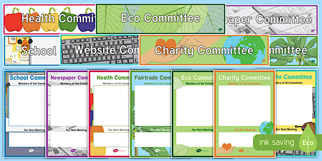 CfE School Committee Display Pack (teacher made) - Twinkl