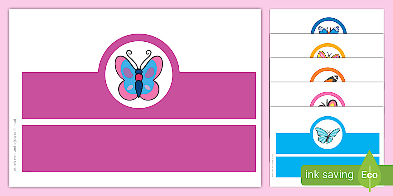 Butterfly Role Play Headbands (Teacher-Made) - Twinkl