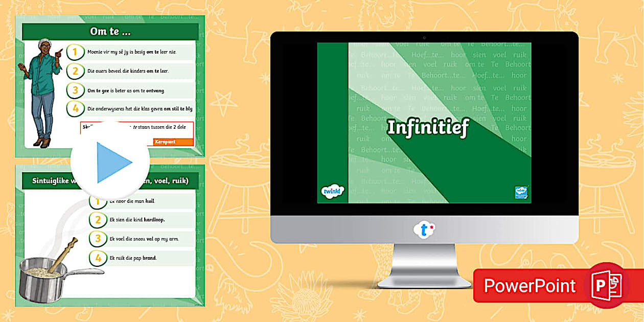 Infinitief PowerPoint (teacher made) - Twinkl