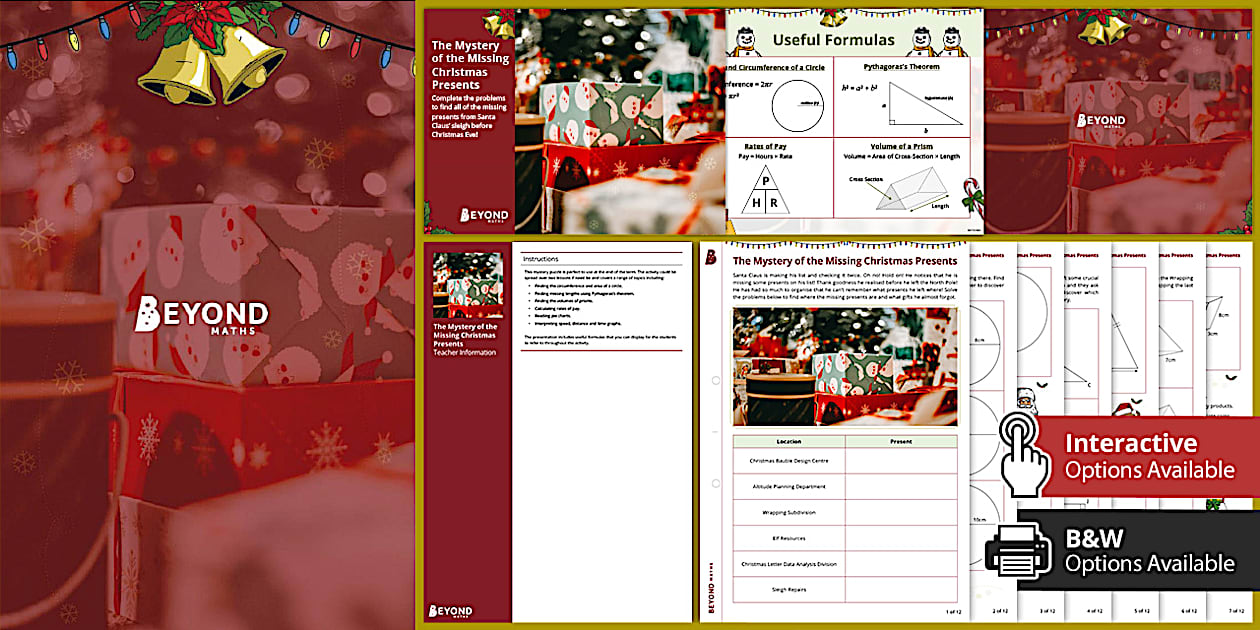 The Mystery of the Missing Christmas Presents - Twinkl