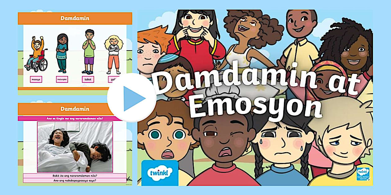 Damdamin at Emosyon - Powerpoint Presentation - Preschool - Twinkl
