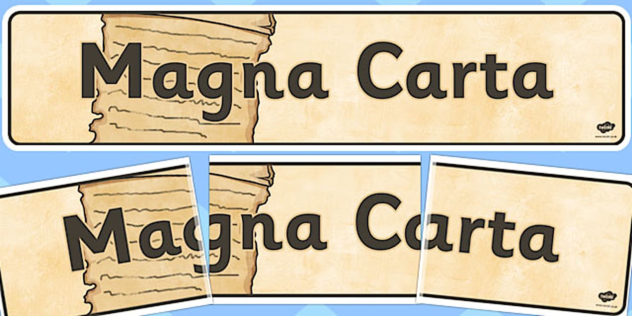 The Magna Carta Display Banner (teacher made) - Twinkl