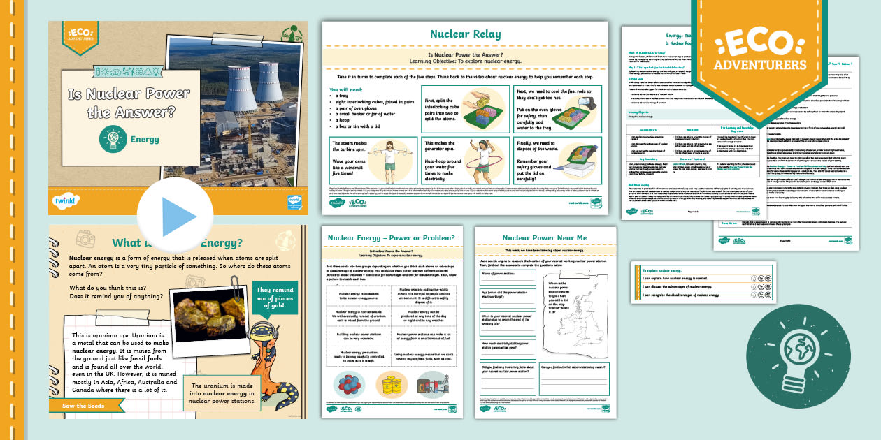 Year 4 Energy Lesson 1 Is Nuclear Power the Answer