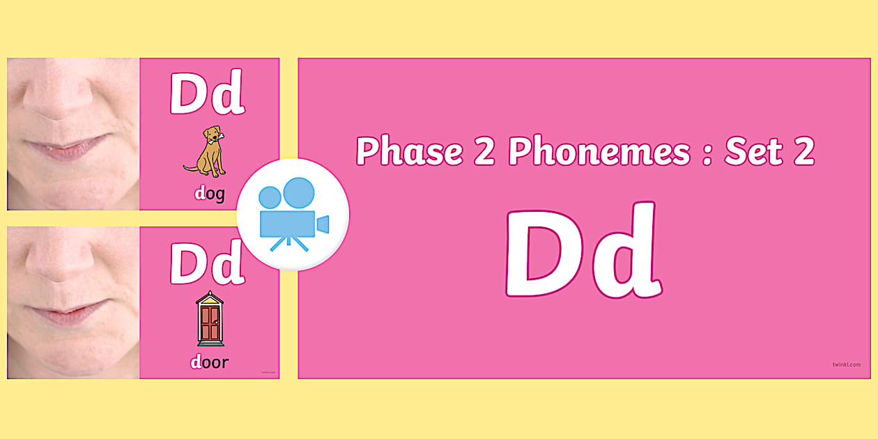 Phase 2 Phonemes: Set 2 - Letter 'd' Video (teacher made)