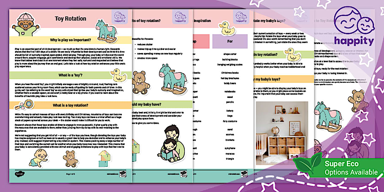 FREE! - Toy Rotation Guide (teacher made) - Twinkl