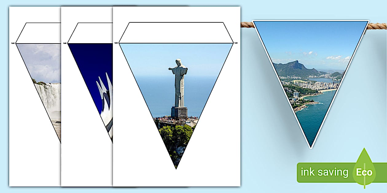 Brazil Photo Bunting (Teacher-Made) - Twinkl