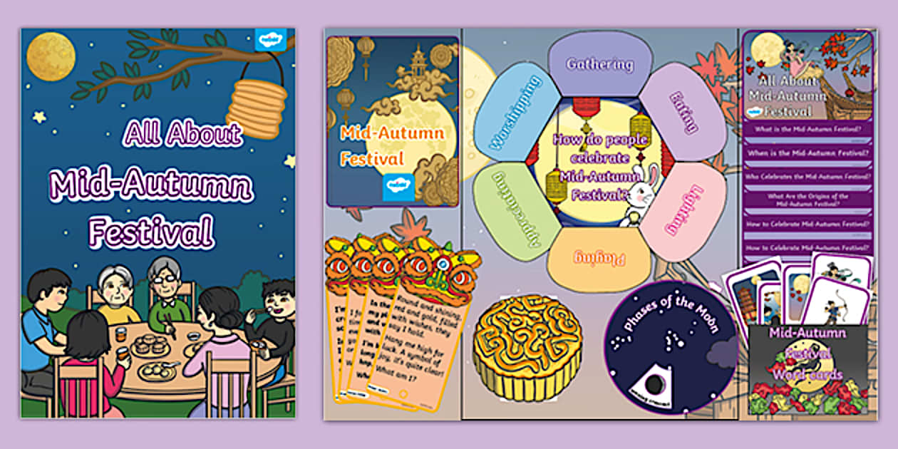 All About Mid-Autumn Festival Lapbook - Twinkl