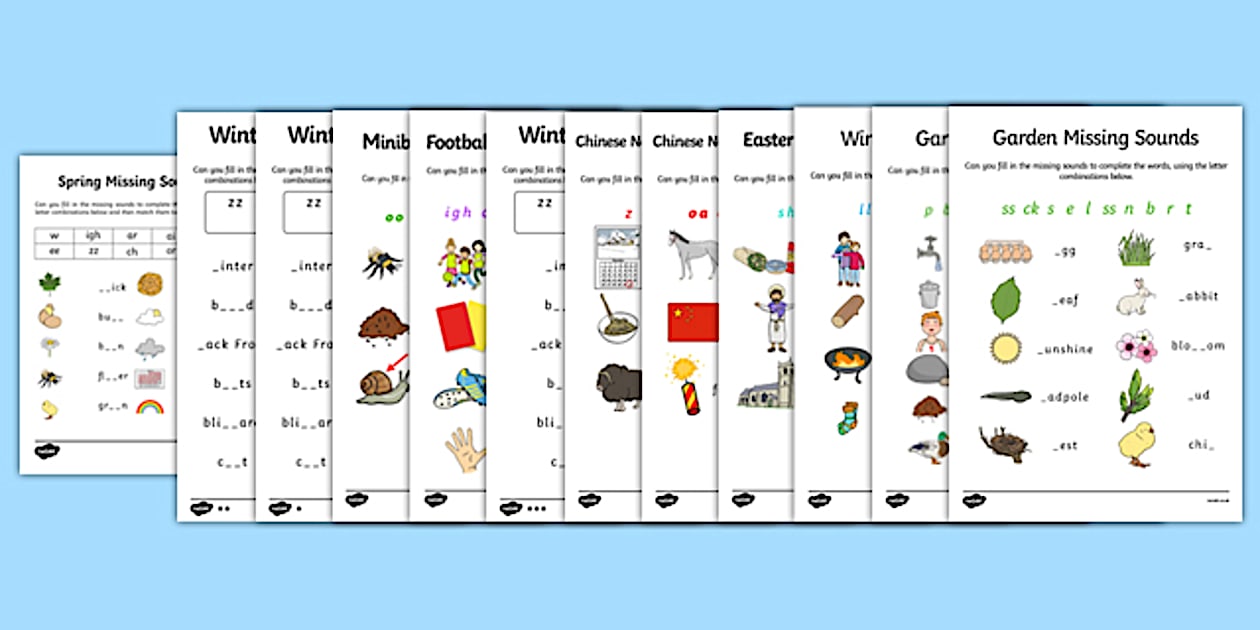 Missing Sounds Activity Pack (teacher made) - Twinkl