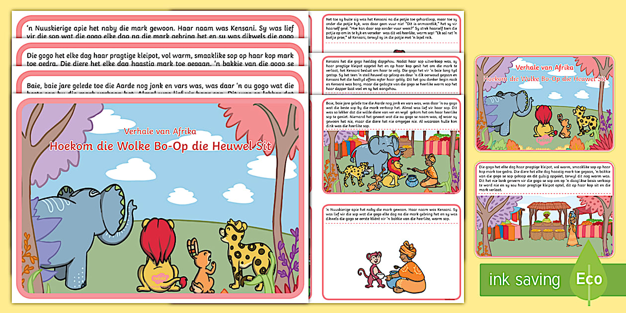 GF Afr - Hoekom Die Wolke BO Op Die Heuwel Sit - Storiekaarte (KABV-belyn)