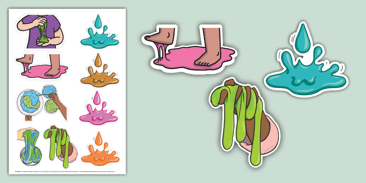 Slime Cut-Outs (Teacher-Made) - Twinkl