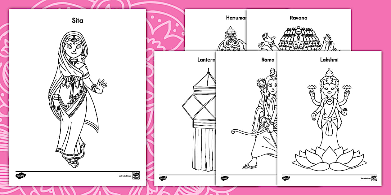 Printable Diwali Coloring Pages for Kids | Twinkl USA