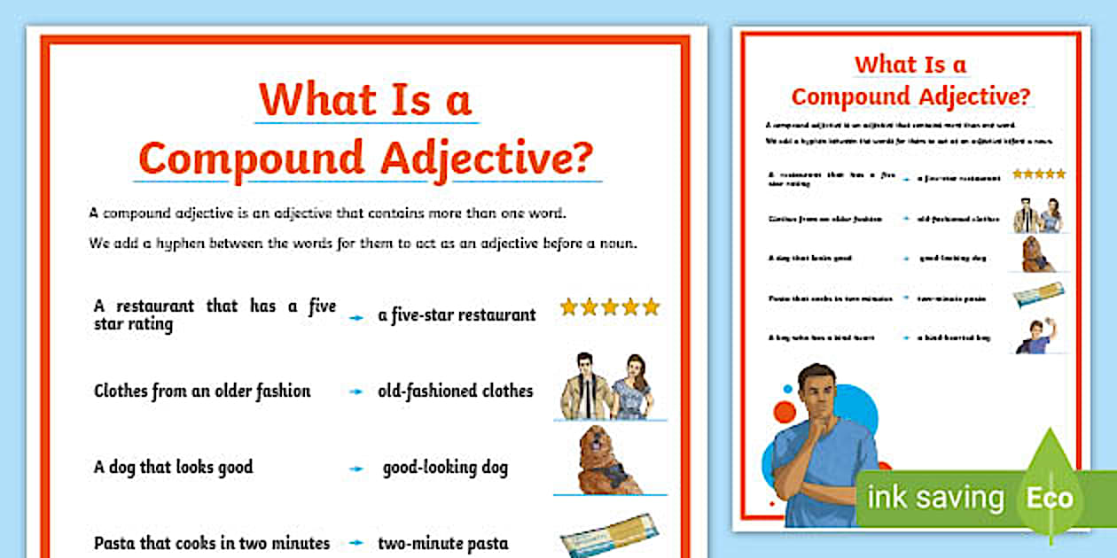 Compound Adjectives Poster | Primary English Resources