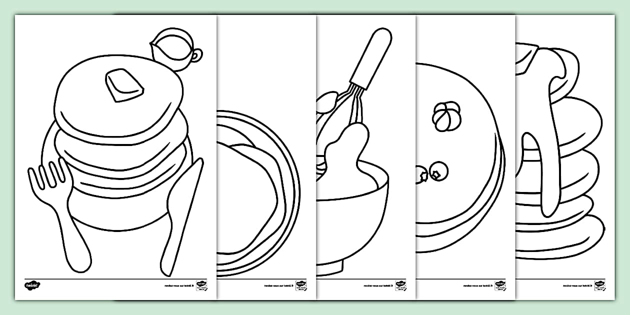 Coloriages : Ma première Chandeleur - Twinkl