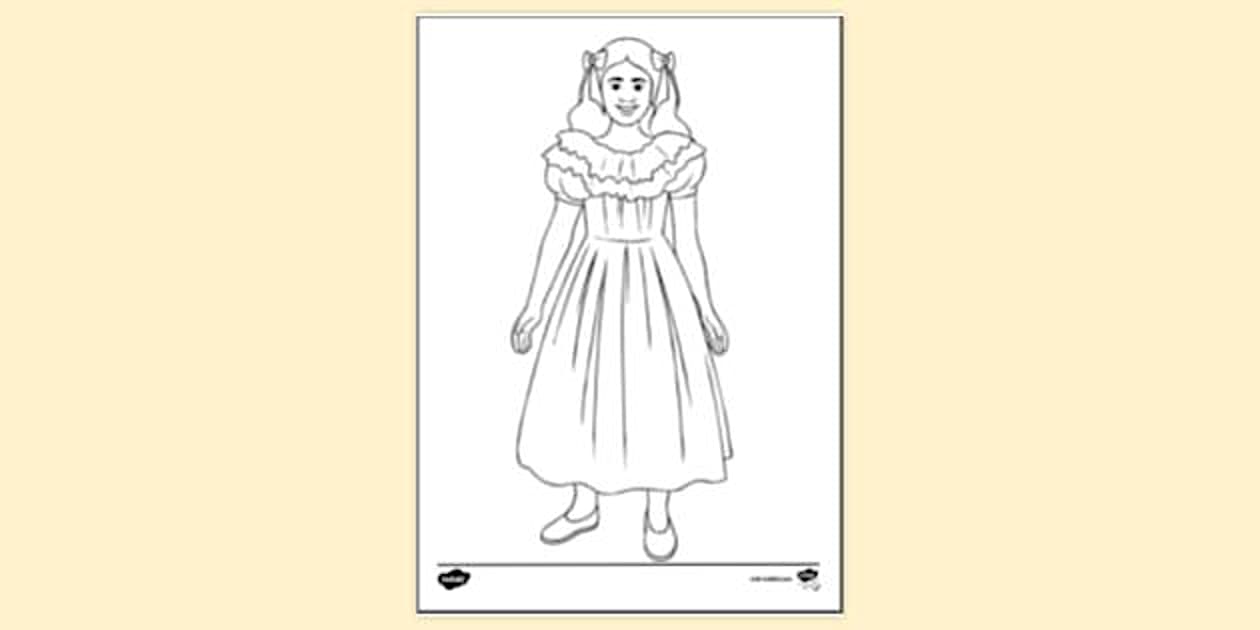 Adele Varens Colouring Sheet | Colouring Sheets - Twinkl