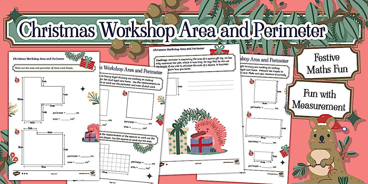 Christmas Workshop Area and Perimeter