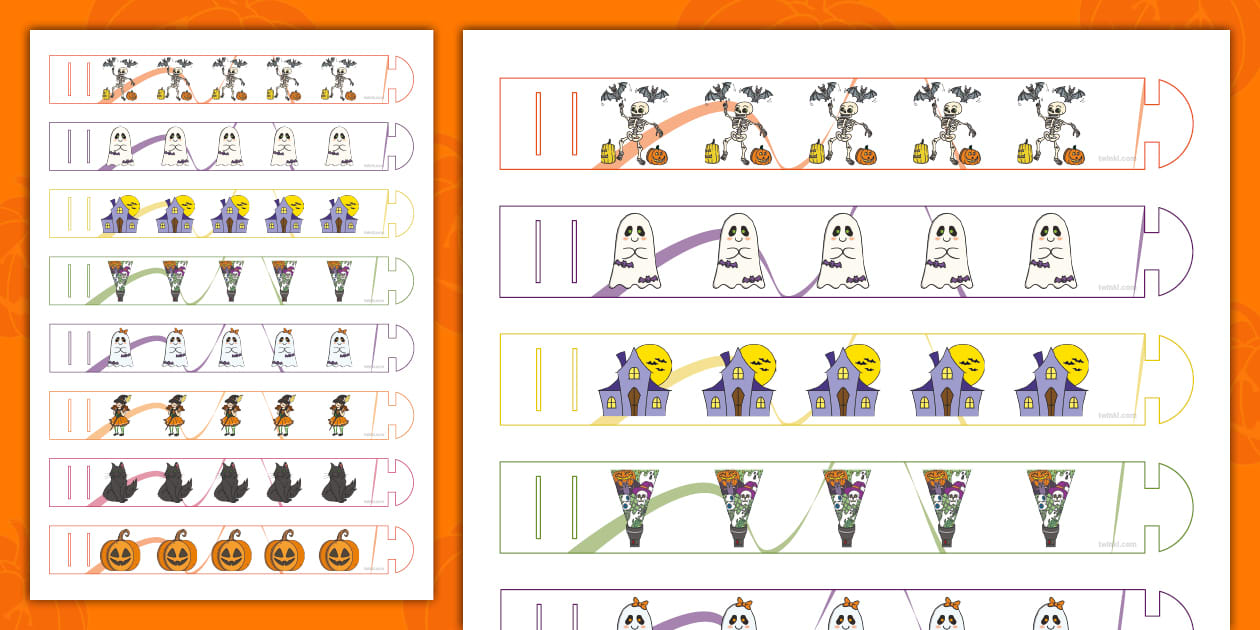 Halloween Wristbands - Twinkl Events Resources - Twinkl