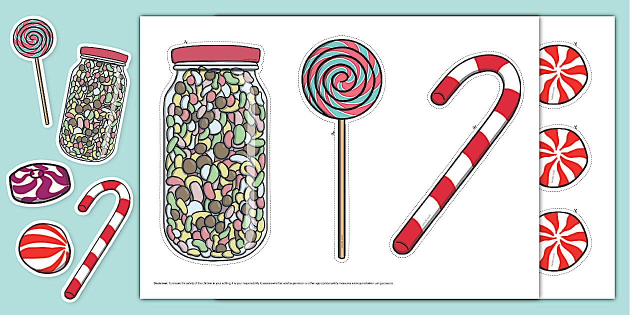 Candy Display Cut-Outs (teacher made) - Twinkl