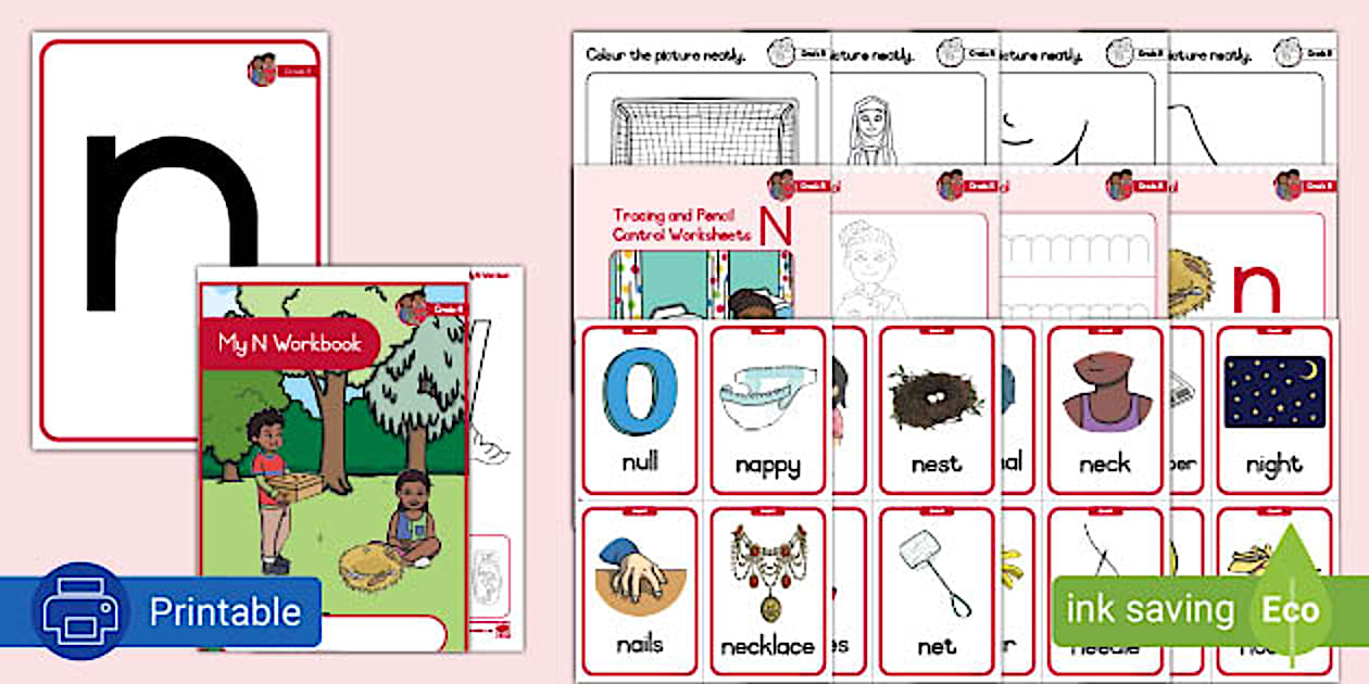 Grade R Phonics Pack N (teacher made) - Twinkl