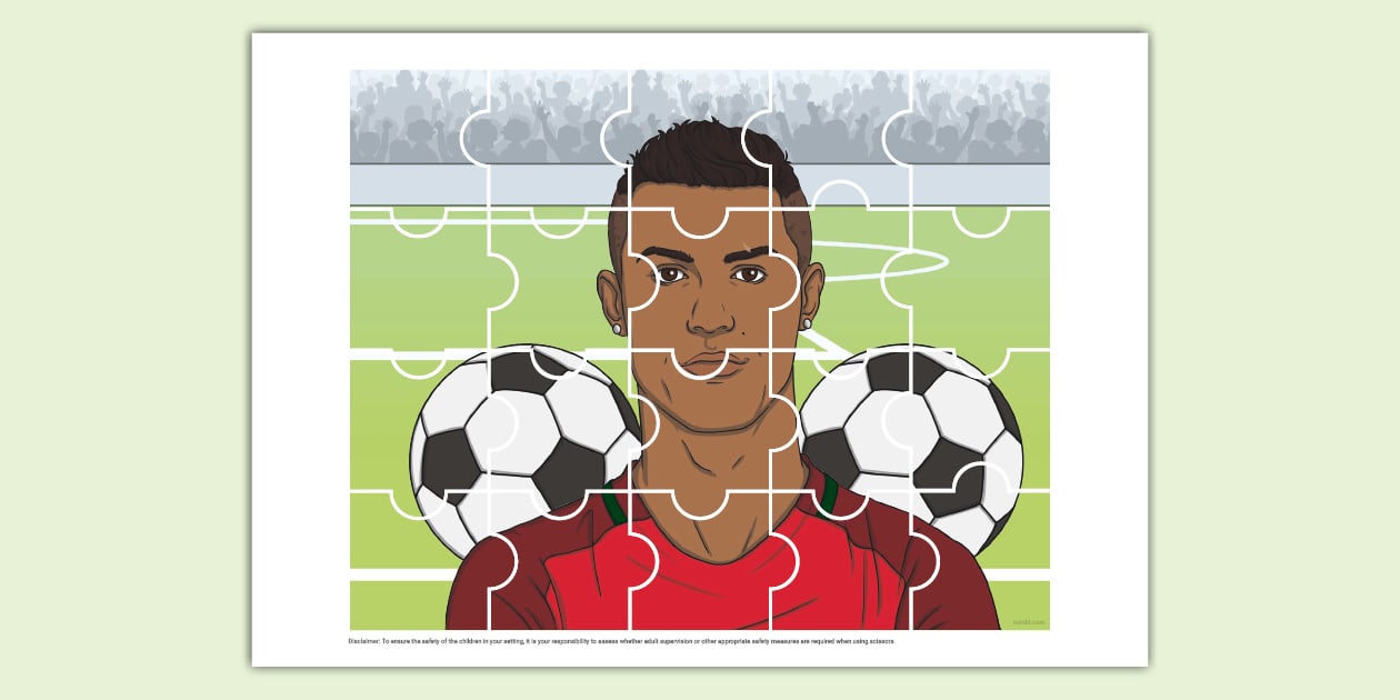 Cristiano Ronaldo Jigsaw Puzzle (Hecho por educadores)