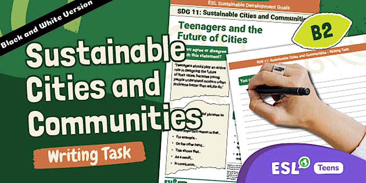 ESL SDG 11: Writing Task