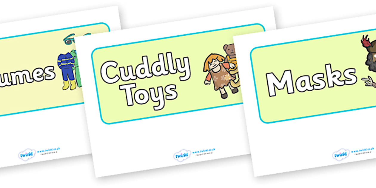 👉 Role Play Area Labels - Twinkl