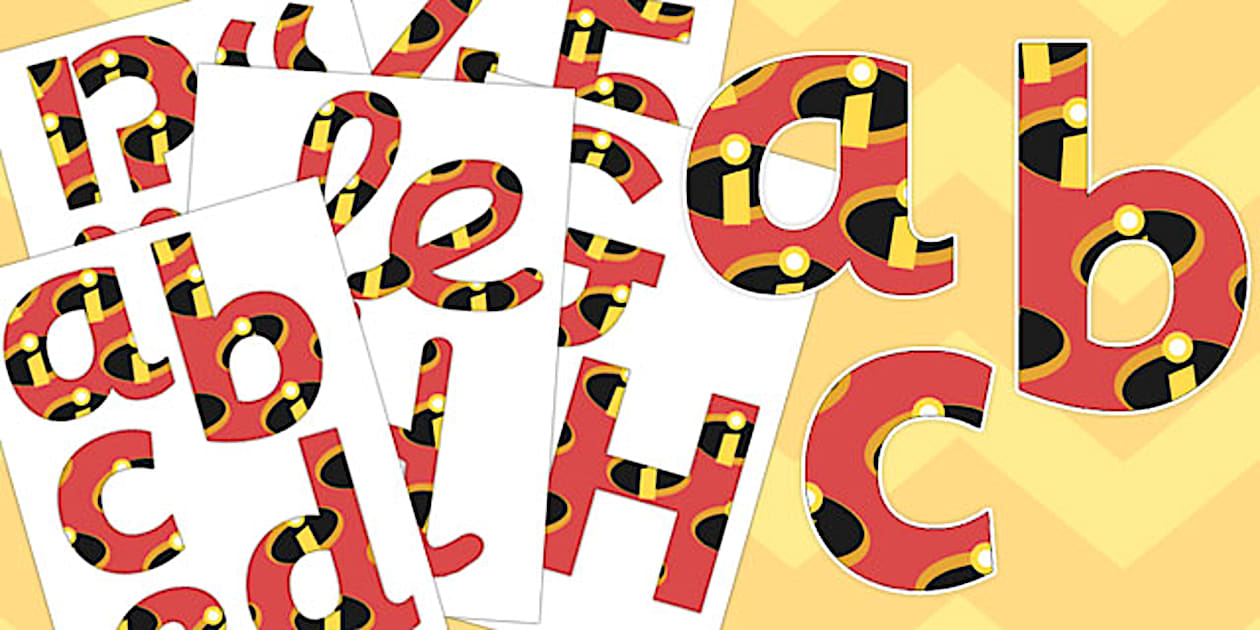 I-Superhero Display Lettering (professor feito) - Twinkl