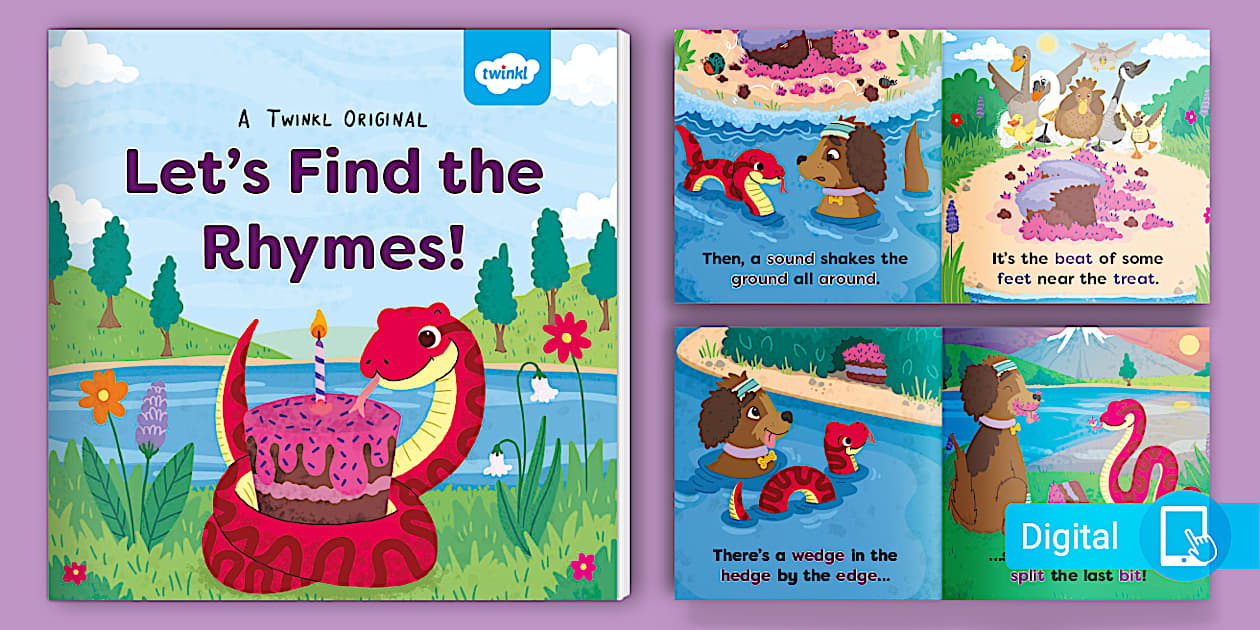 Let's Find the Rhymes! eBook (teacher made) - Twinkl