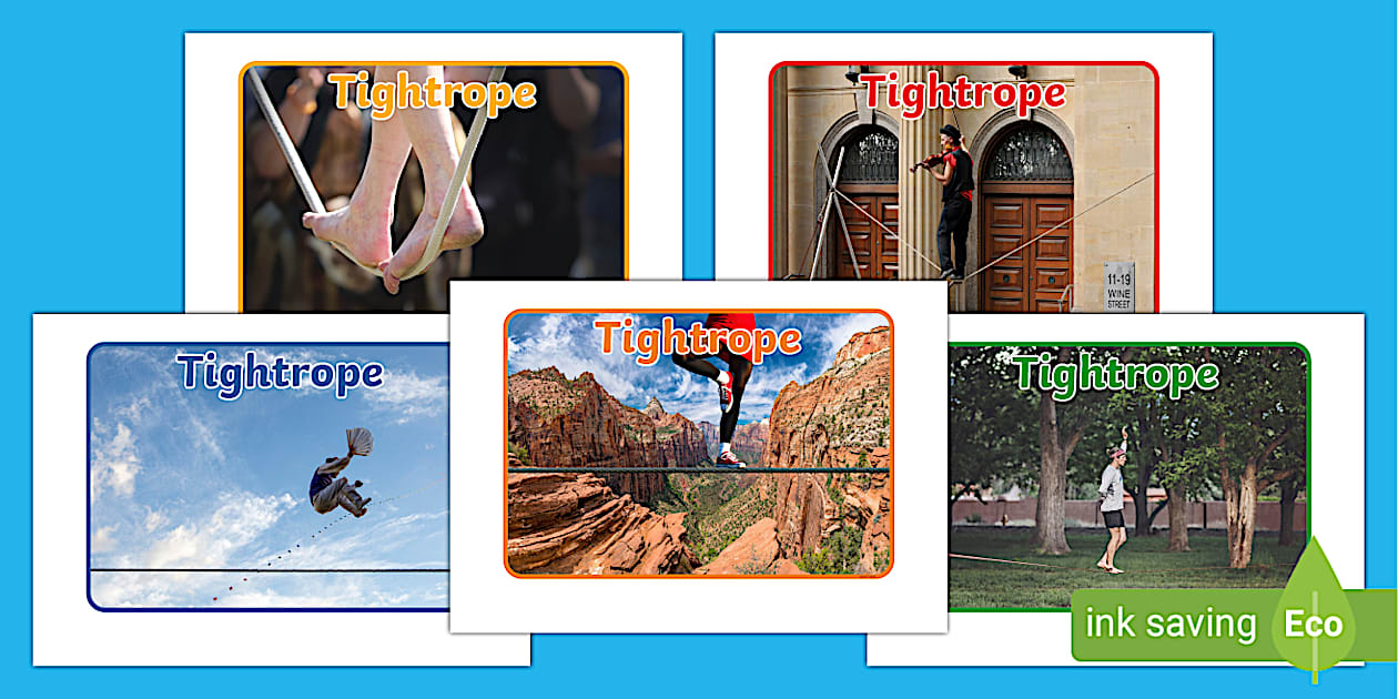Tightrope Photo Pack (teacher made) - Twinkl