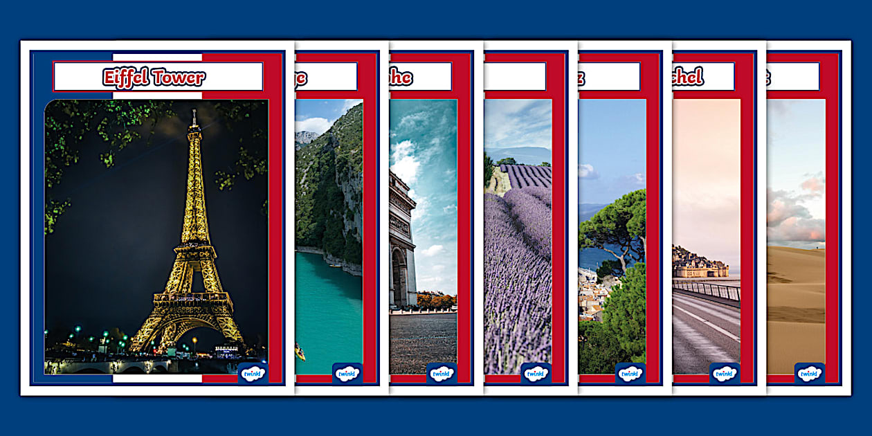 French Landmarks Photo Pack (Teacher-Made) - Twinkl