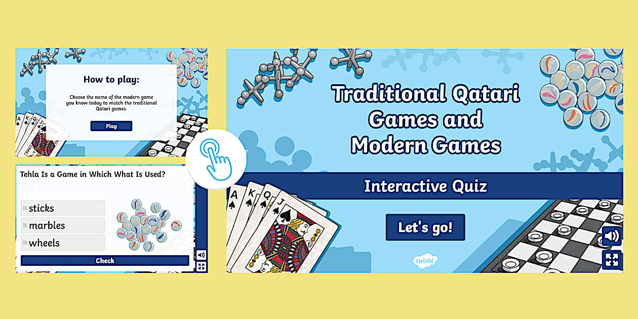 Traditional Qatari Games to Modern Games Interactive Quiz