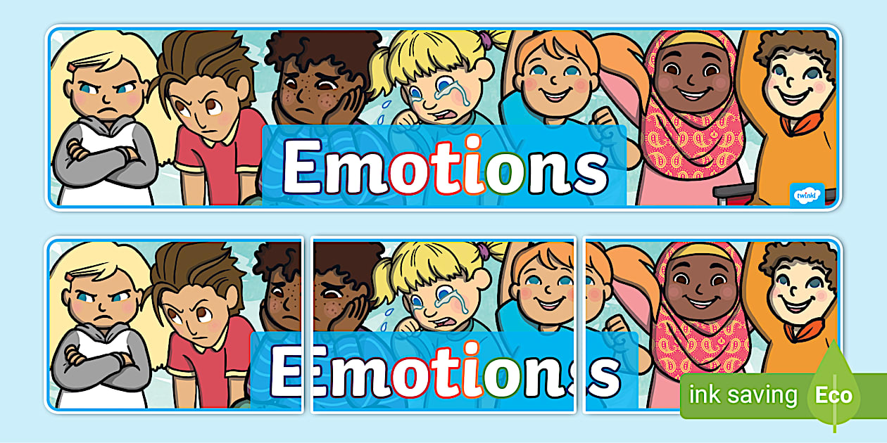 Emotions Display Banner (teacher made) - Twinkl