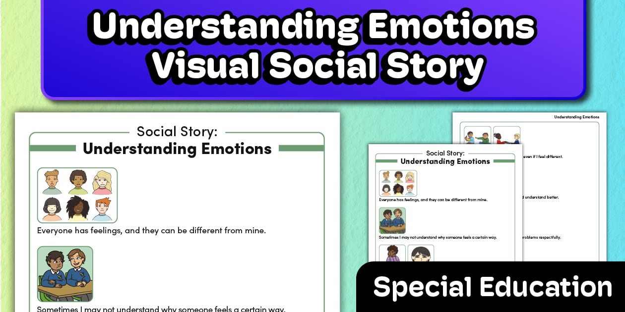 Understanding Emotions Social Story for Special Education